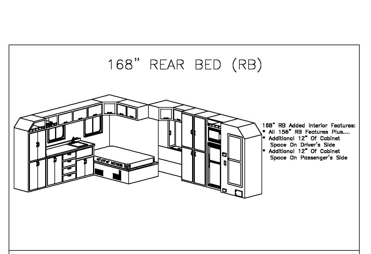 ARI Legacy II - Rear Bed :: ARI Legacy Sleepers